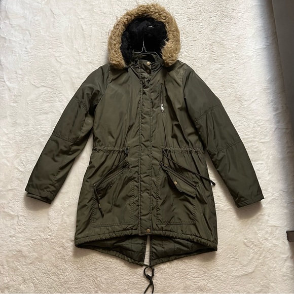 Mossimo Supply Co. | Jackets & Coats | Mossimo Olive Green Winter Coat ...